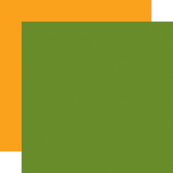 Carta Bella Hocus Pocus Green/Lt. Orange Solids Paper – Cheap Scrapbook ...