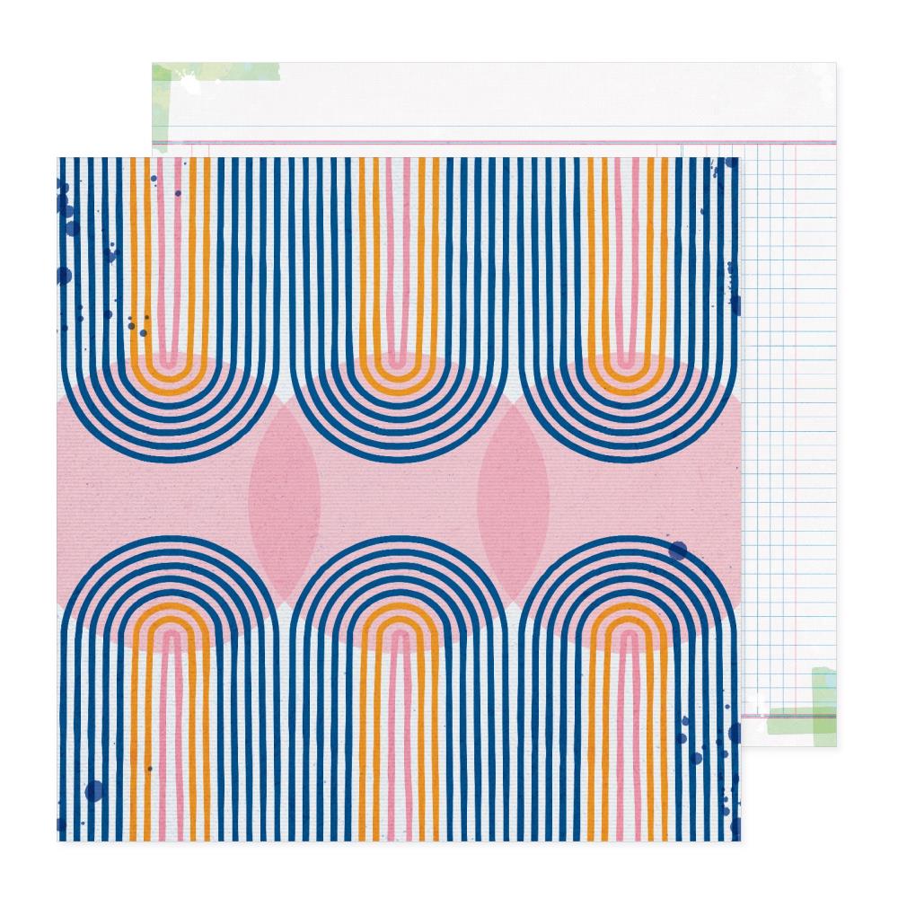 American Crafts Vicki Boutin Bold + Bright In the Details Patterned Pa ...