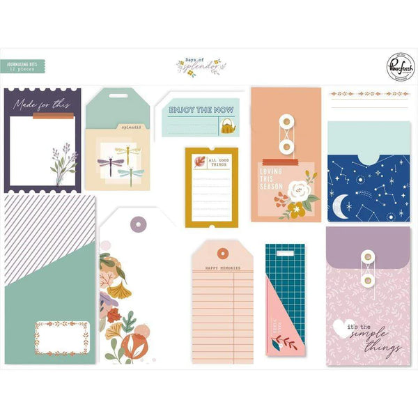 Pinkfresh Studio Days of Splendor Journaling Bits Embellishments ...
