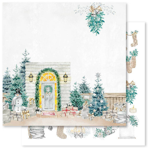 Paper Rose Silver Bells 2 Paper F Patterned Paper – Cheap Scrapbook Stuff